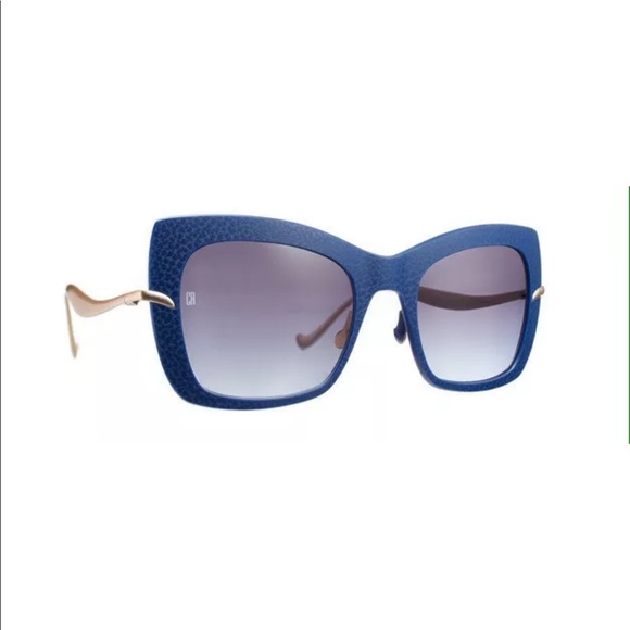 caroline abram | Accessories | Caroline Abram Paris Rhoda Blue Gold ...